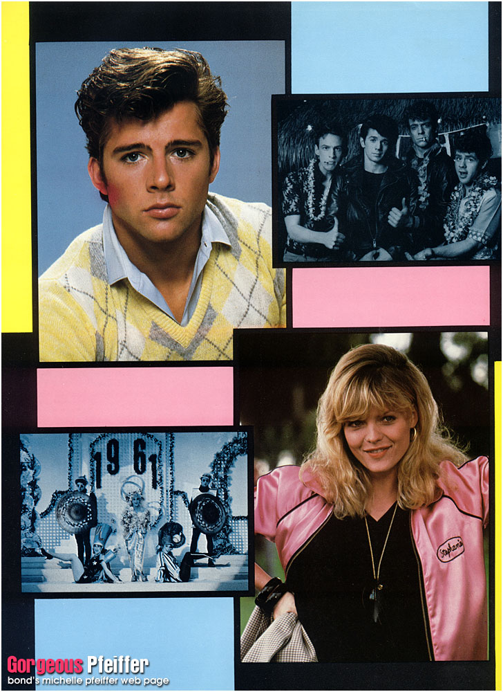 bond's michelle pfeiffer web page ''Grease 2''