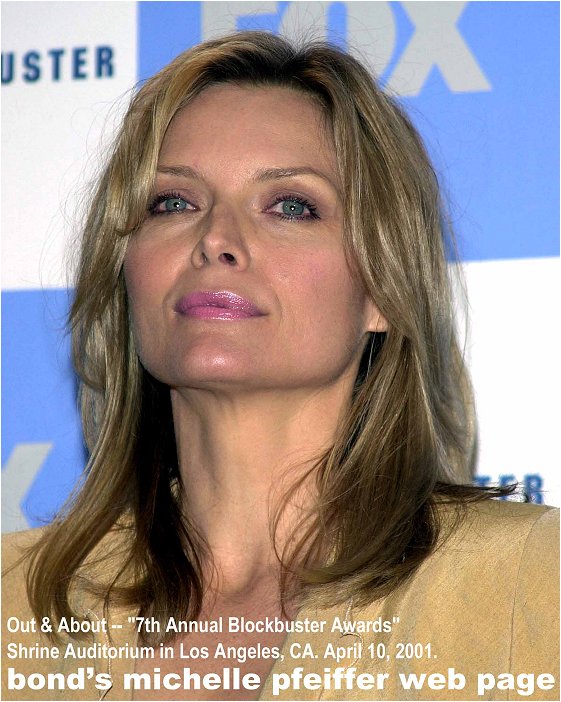 Gorgeous Pfeiffer -- bond's michelle pfeiffer web page
